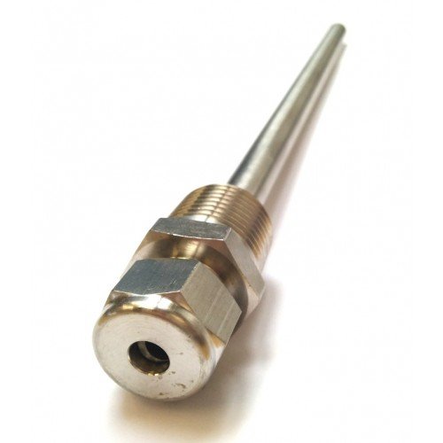 200mm immersion 316 stainless steel thermopocket, 1/2"BSPT – SensorShop ...